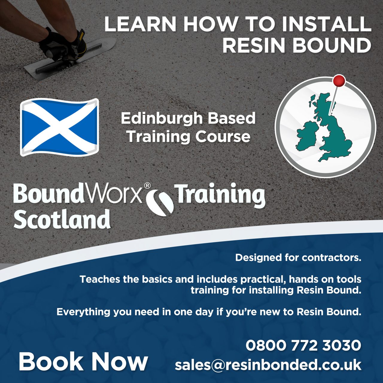 Resin Bound Training Nationwide | BoundWorx® Installation